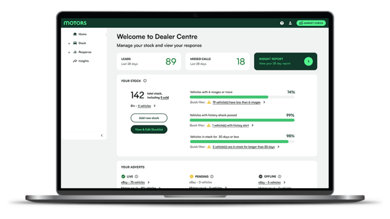 Dealer tools - MOTORS: Advertising with MOTORS, eBay & Gumtree